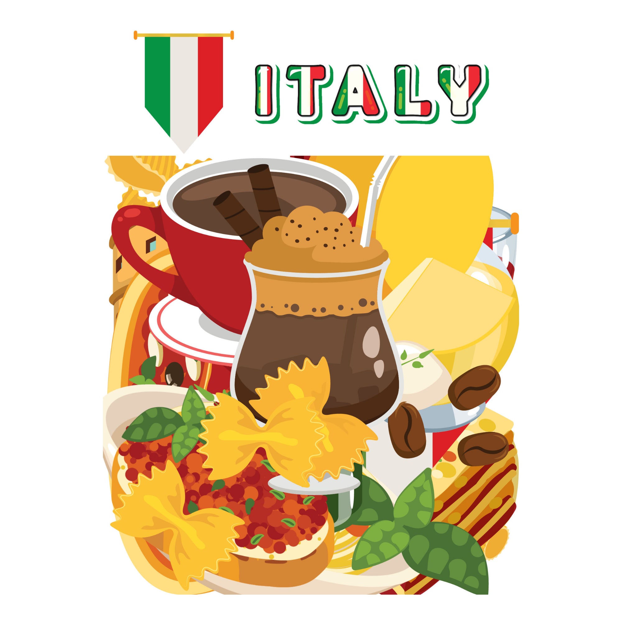 SSC Designs | Italy Travels Laser Cut Scrapbook Ephemera Embellishments