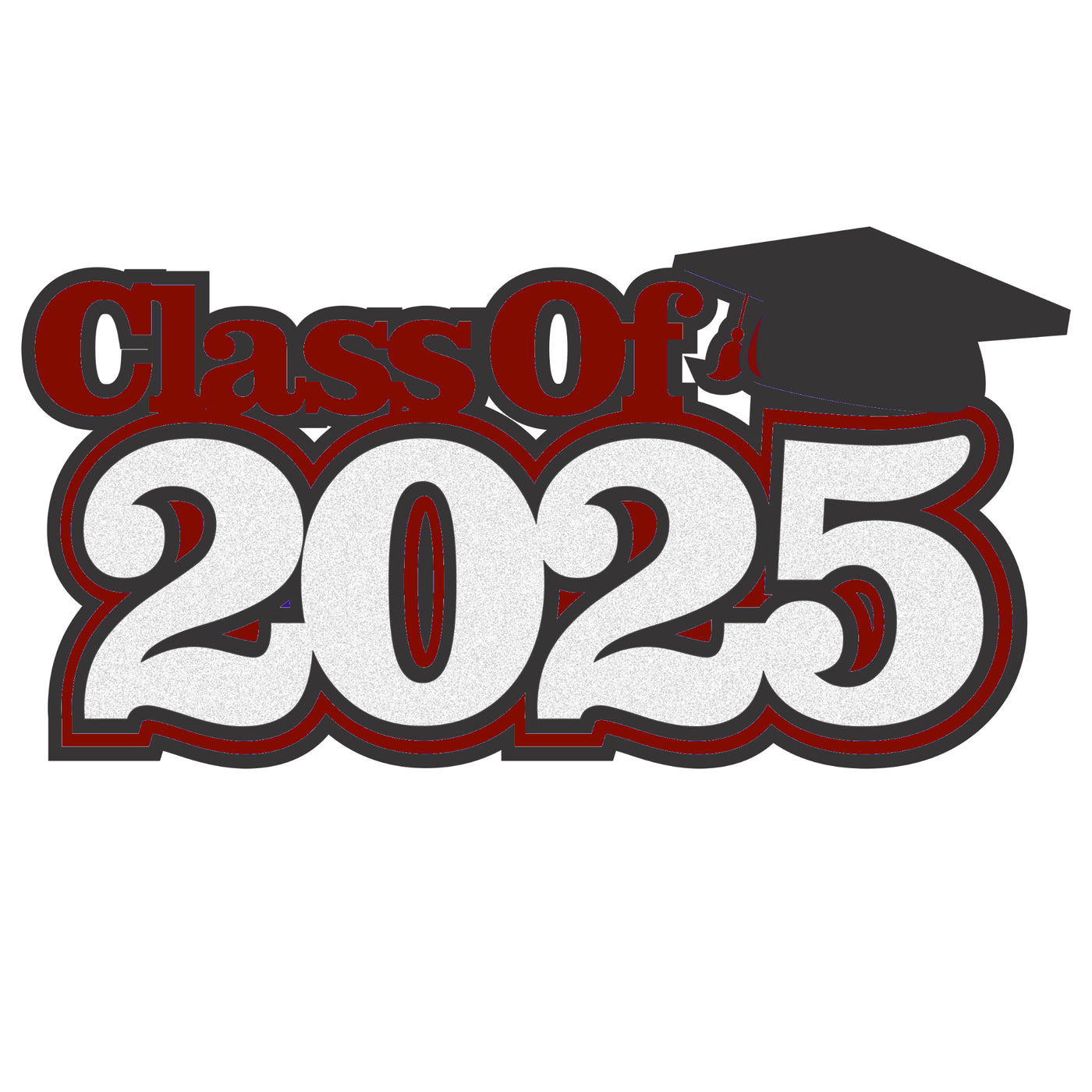 SSC Laser Designs | Class of 2025 Custom Die Cut