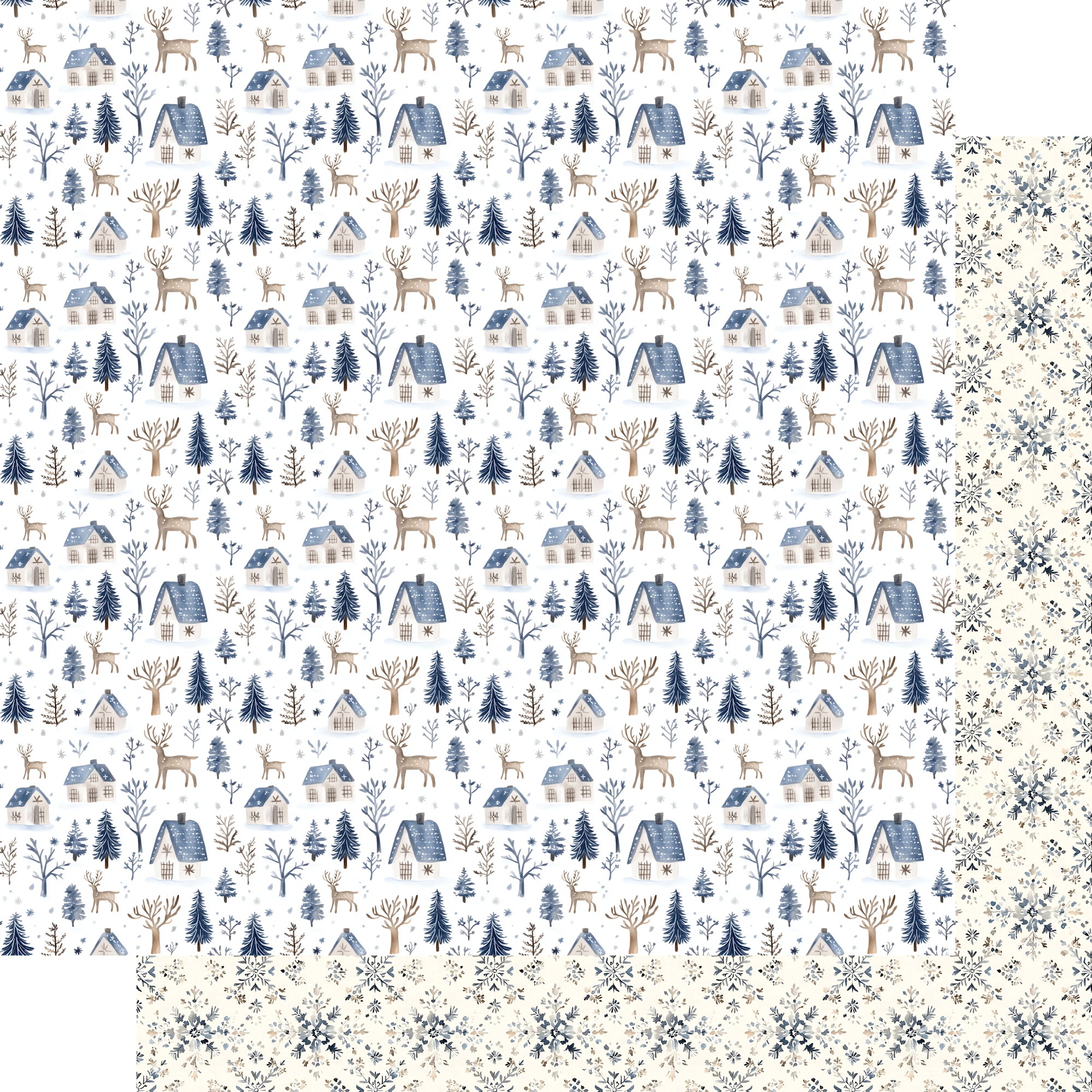 SSC Designs | Nordic Winter Nordic Nights Scrapbook Paper