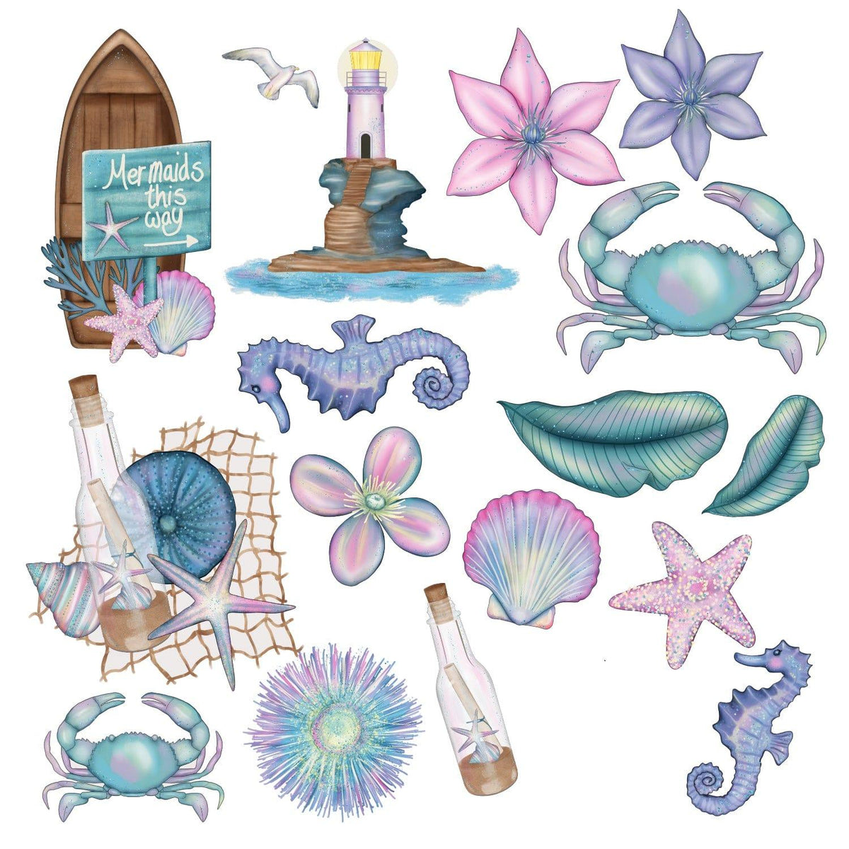 SSC Designs | Mermaids & Seashells